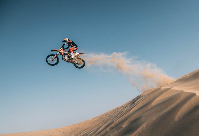 Watch: Dakar Champ Sam Sunderland's Daredevil Ride in Dubai - ADV Pulse