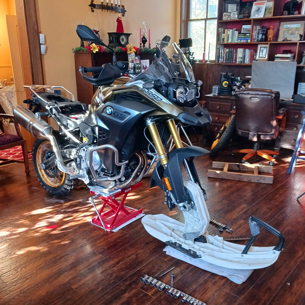 Extreme Ice Expedition On A BMW F850GSA Snow Bike - ADV Pulse