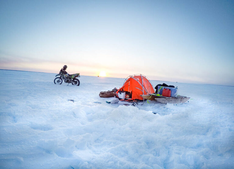 Extreme Ice Expedition On A BMW F850GSA Snow Bike - ADV Pulse